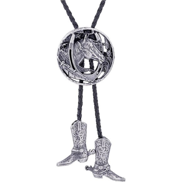 Accessories | Native American Rodeo Bolo Tie For Menvintage Cowboy ...